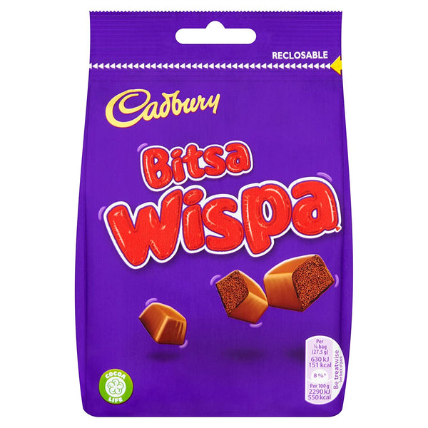 Cadbury Wispa Bites Bag 95g x 10 - britishaisles