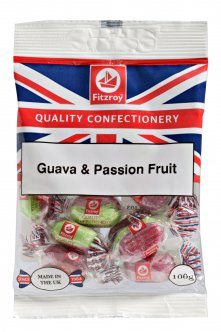 Fitzroy Guava & Passionfruit Sweets 100g x 12 - The British Aisles Ltd.